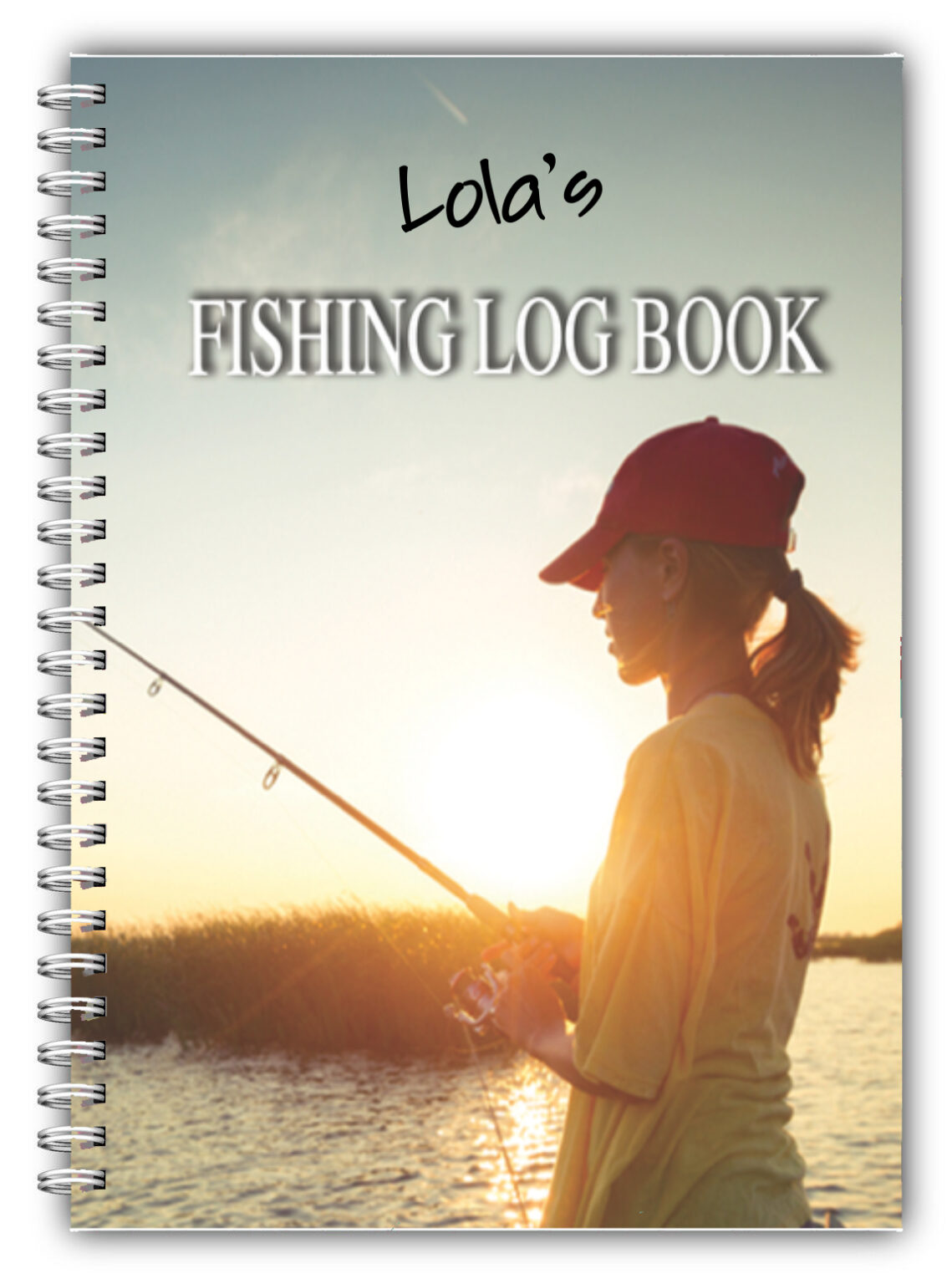 A5 Personalised Fishing Log Book 10 | Bootiful Books